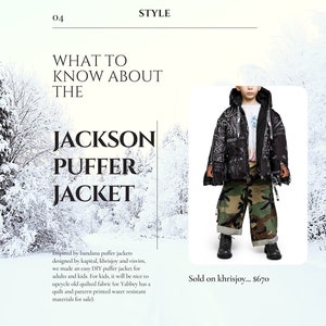 Jackson Puffer Jacket for Kids Digital Sewing Pattern PDF // 2 - 12 ...