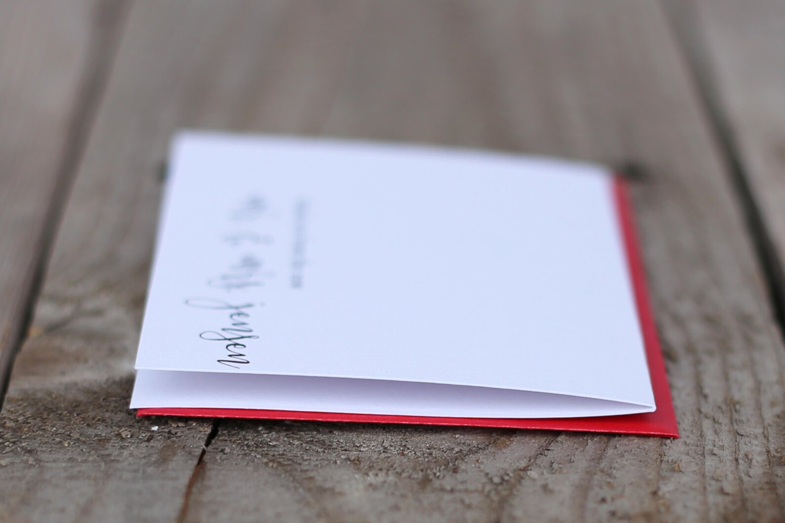 Set of 25 Thank You From the New Mr and Mrs Cards - Personalized ...