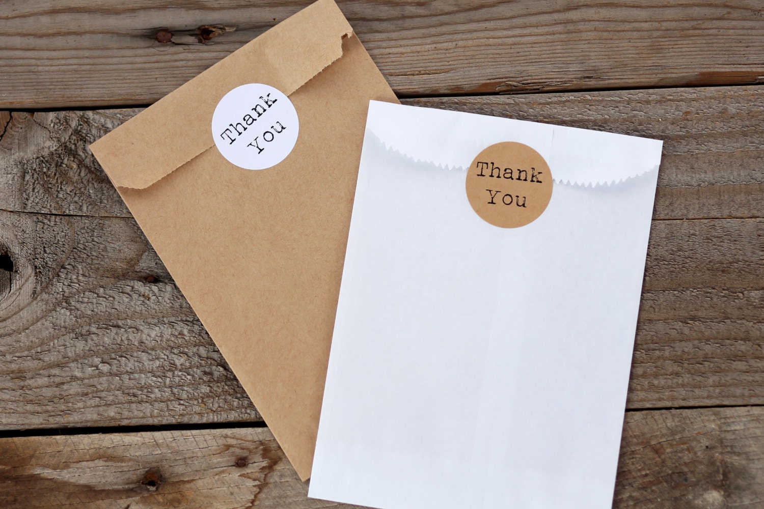 Thank You Stickers - Stickers for Wedding Favors, Jar Labels, Envelope ...