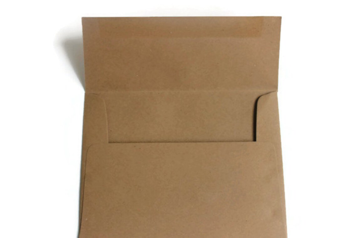 50 A2 Kraft Envelopes Rustic Ecofriendly Envelopes | Etsy