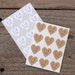 108 Custom Heart Stickers With Initials and Date Wedding - Etsy