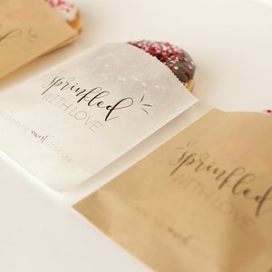 Baby Shower Favors - Sprinkled With Love, Baby Sprinkle Favor Bags ...