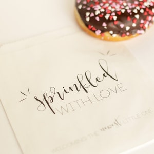 Baby Shower Favors - Sprinkled With Love, Baby Sprinkle Favor Bags ...