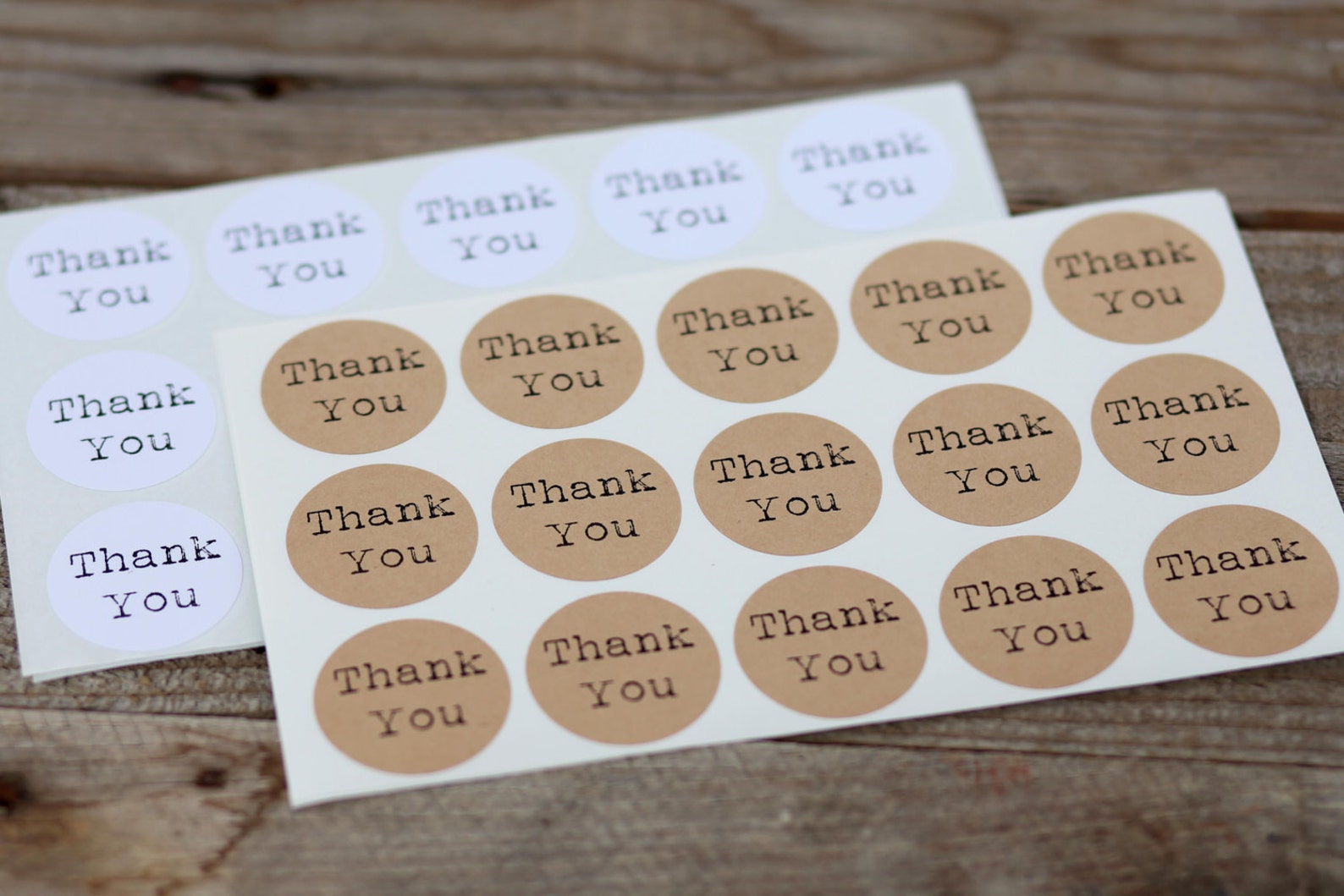 Thank You Stickers - Stickers for Wedding Favors, Jar Labels, Envelope ...