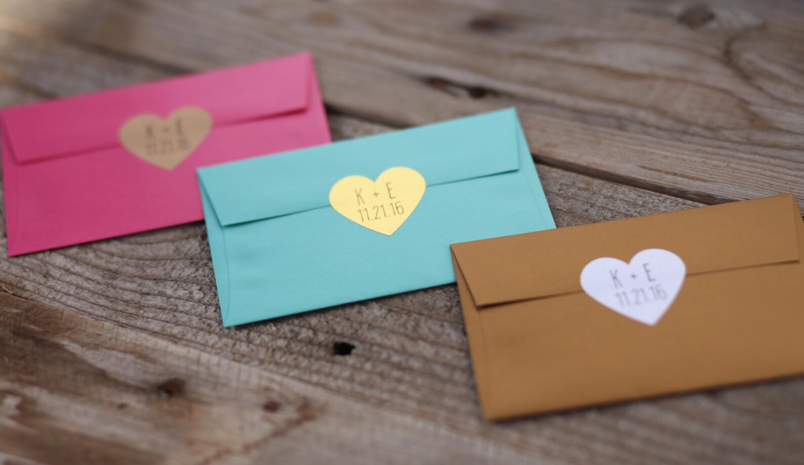 48 Custom Initial and Date Stickers Stickers for Wedding - Etsy