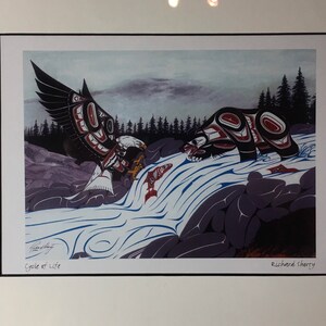 Cycle of Life by Native Artist Richard Shorty Northern Tutchone Tribe ...