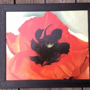 Poppy by Native Artist Georgia Okeeffe - Etsy