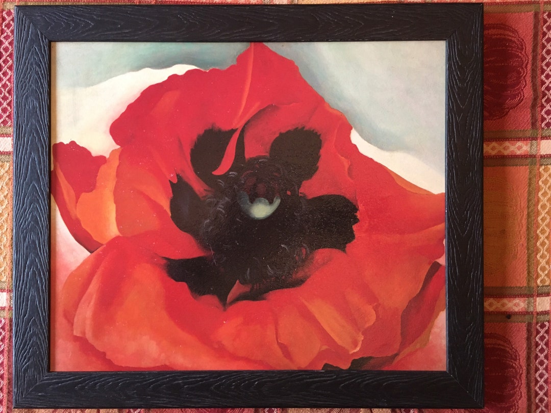 Poppy by Native Artist Georgia Okeeffe - Etsy