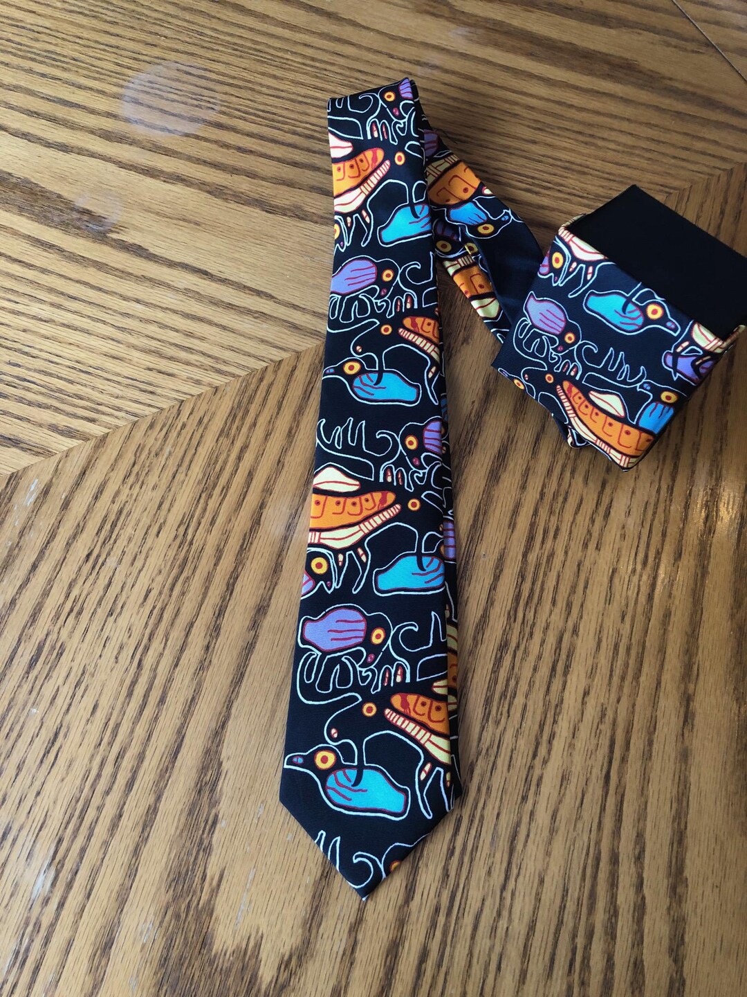 Moose Harmony by Norval Morrisseau TIE - Etsy