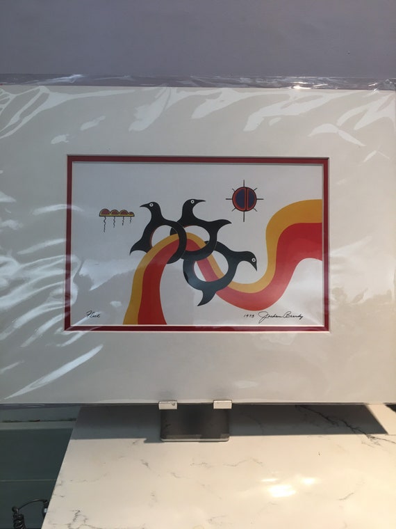 Flock Jackson Beardy Aboriginal Artist - Etsy