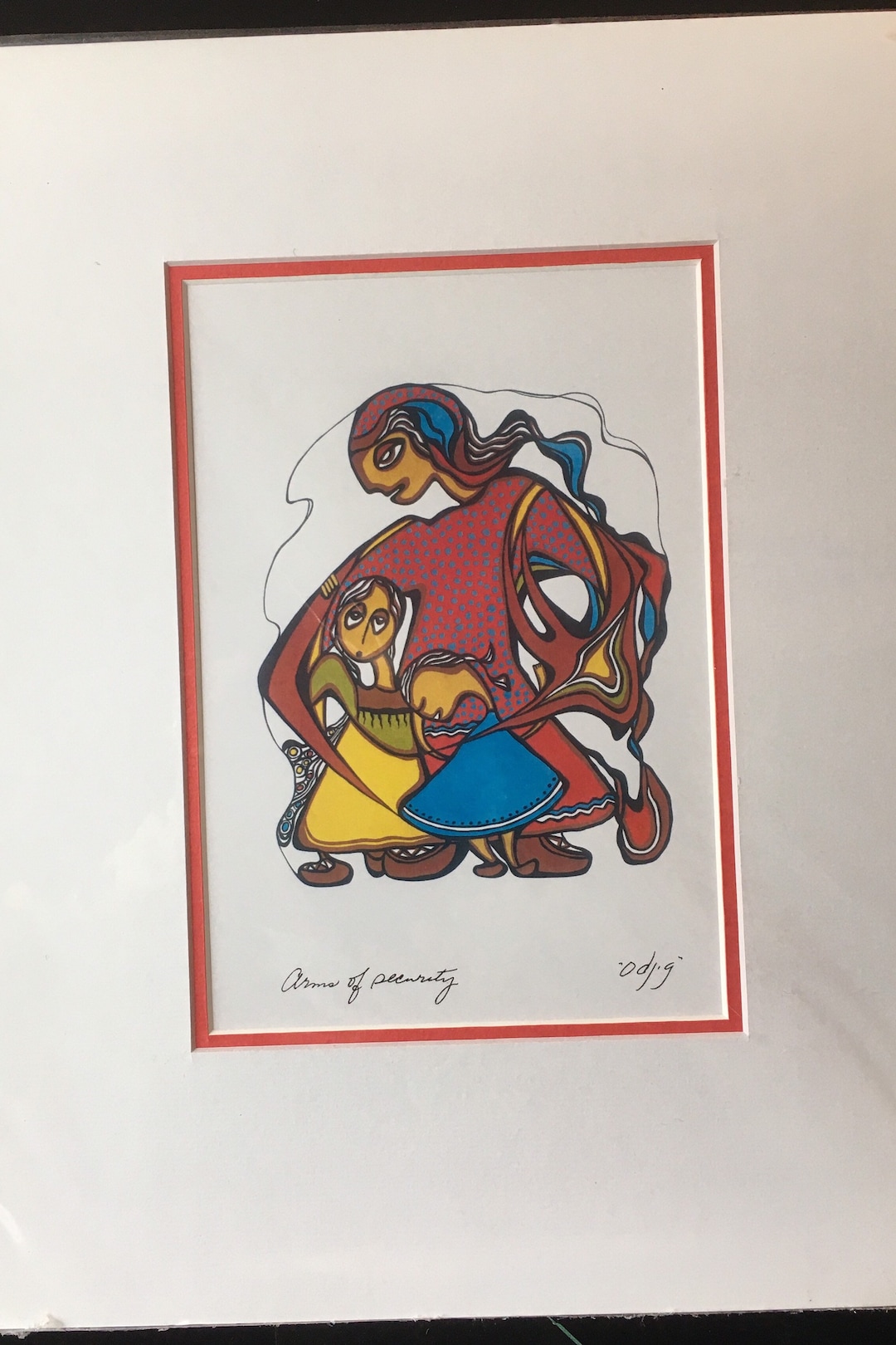Arms of Security by Daphne Odjig Native Canadian Artist Of. Odawa ...