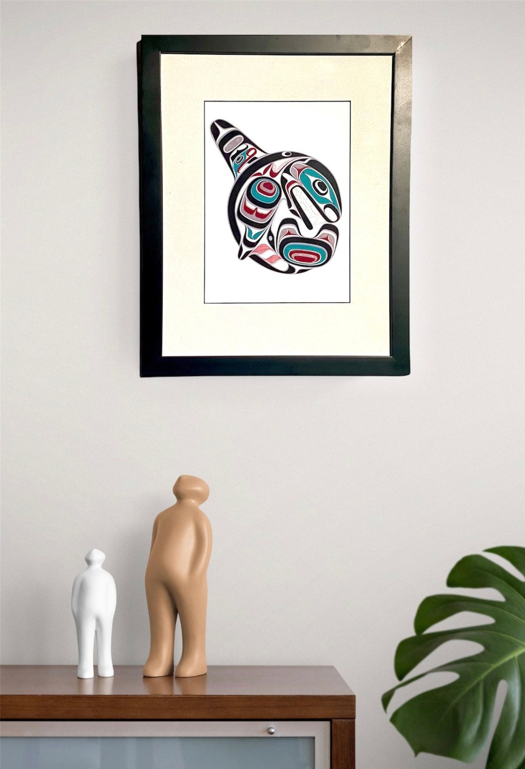 Killer Whale by Salish Native Artist. Joe Wilson - Etsy