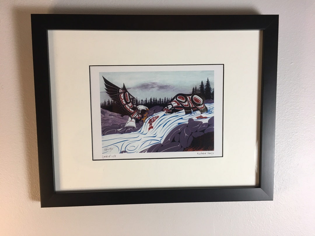 Cycle of Life by Native Artist Richard Shorty Northern Tutchone Tribe ...