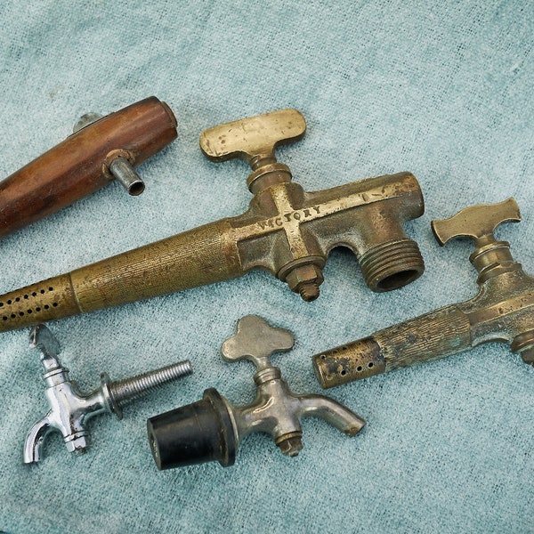 Antique Brass Tap - Etsy UK