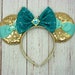 Large Daisy Duck Lavender Mouse Ears With Sequin Bow on Headband ...