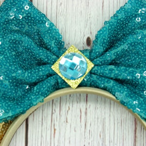 Large Princess Jasmine Mouse Ears on Headband || Disney's Aladdin || 4 ...
