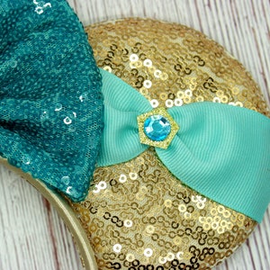 Large Princess Jasmine Mouse Ears on Headband || Disney's Aladdin || 4 ...
