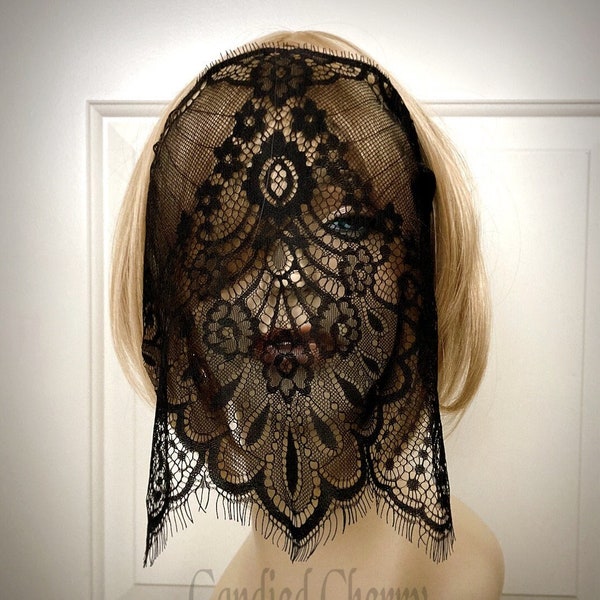 Lace Face Mask - Etsy