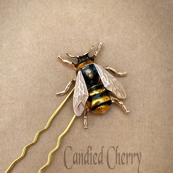 Bee Hair Pins - Etsy