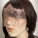 Dusty Rose Lace Mask Veil-mysterious Masquerade Party Fetes Galantes ...