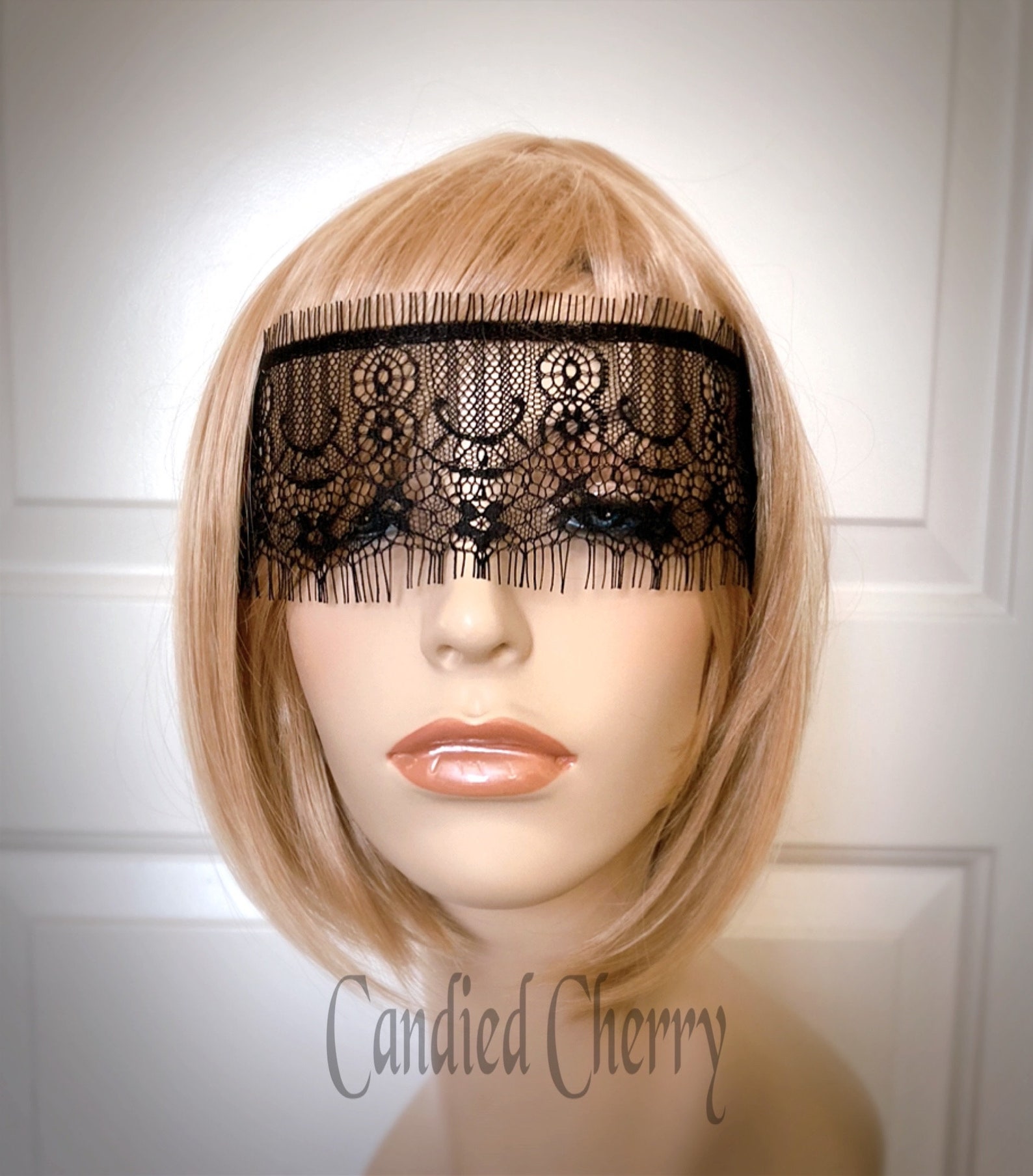 Black Lace Mask Veil-mysterious Masquerade Party Fetes - Etsy