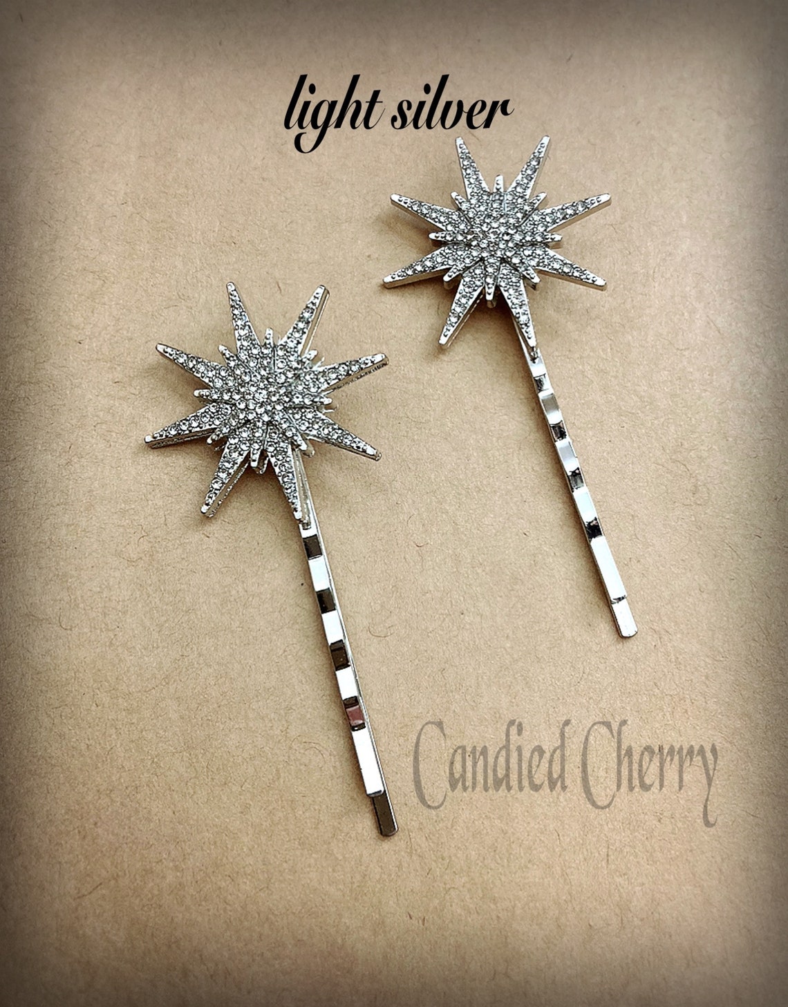 Set of 5 Crystal Cosmic Vintage Dark Silver Star & Moon Galaxy - Etsy