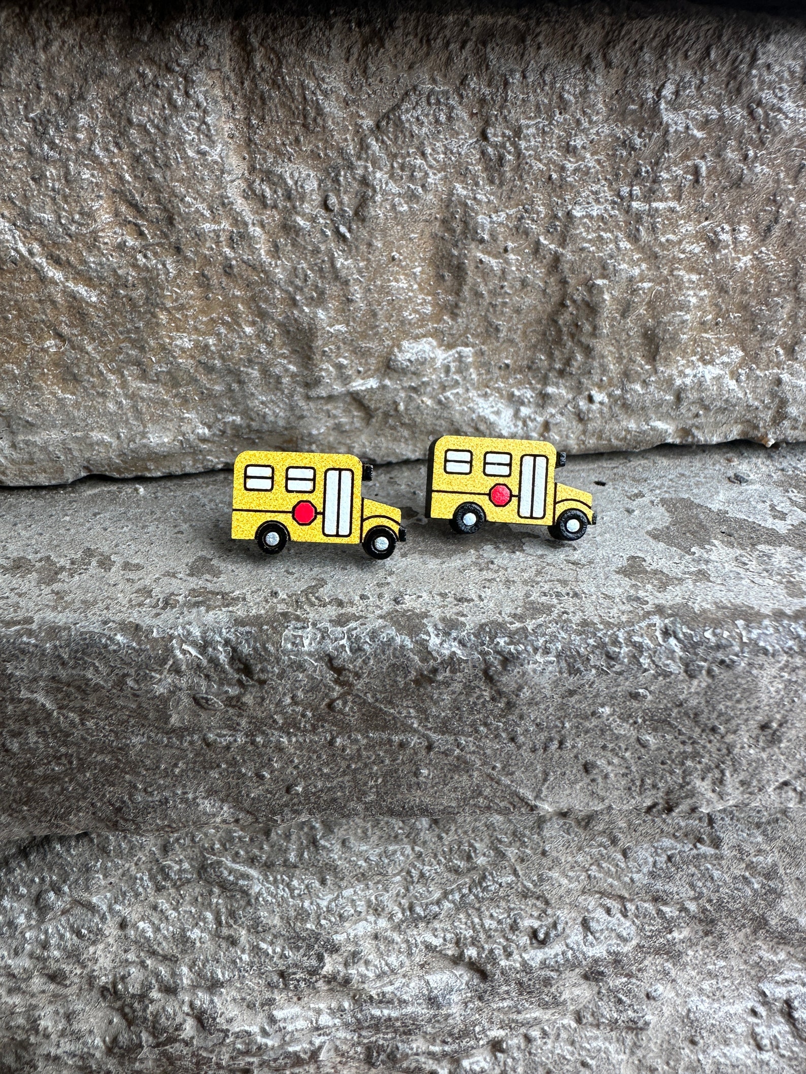 School Bus Earrings, Teacher Earrings, Back to School Gift, Bus Driver ...
