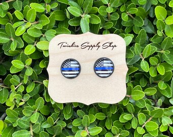 Police Earrings - Etsy
