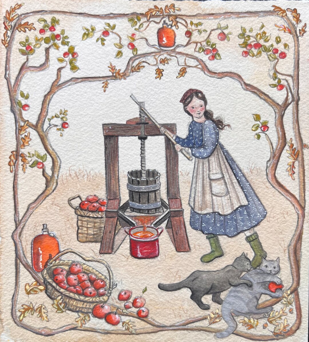 Cider Girl - Etsy