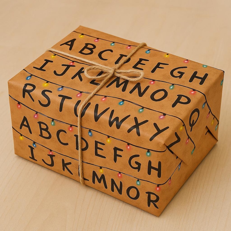 Strangers Things Wrapping Paper - Etsy