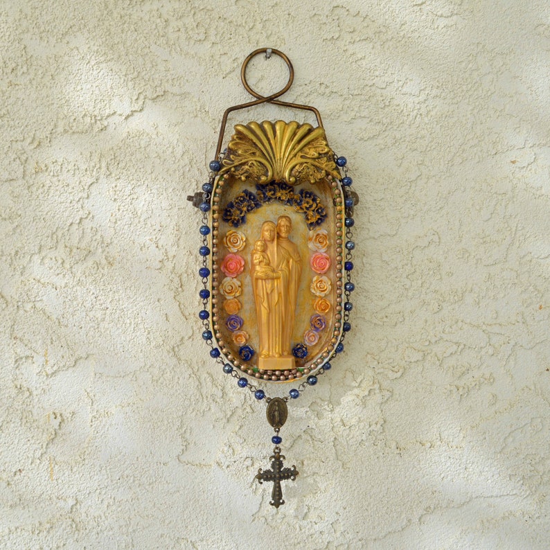 Holy Family Shrine Wall Hung Altar | Etsy
