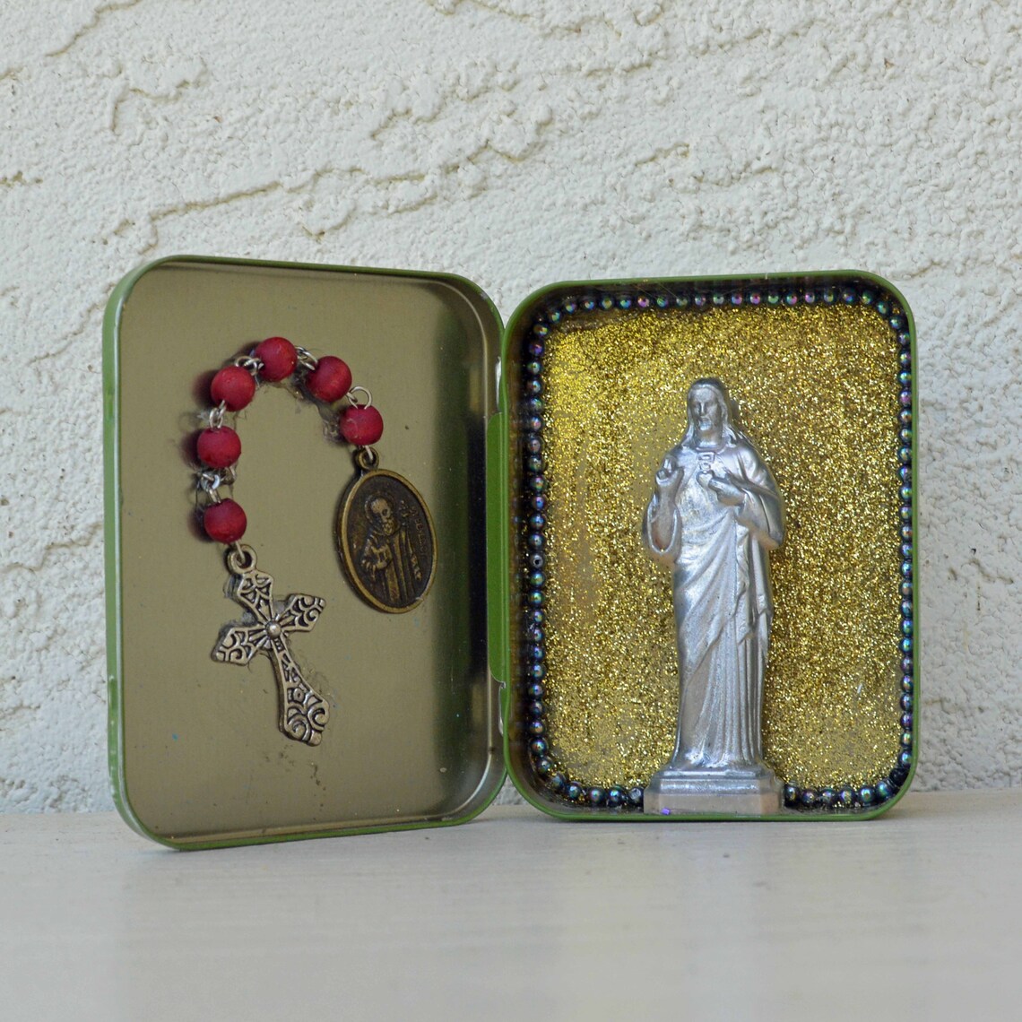 Shrine Altoid Altar Jesus Icon Prayer Box - Etsy