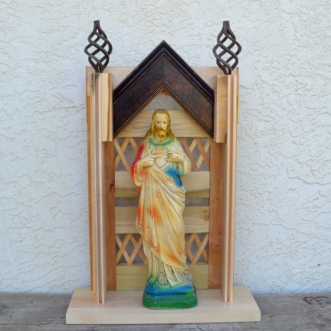 Shrine Nicho Altar Jesus Home Altar Prayer Station - Etsy