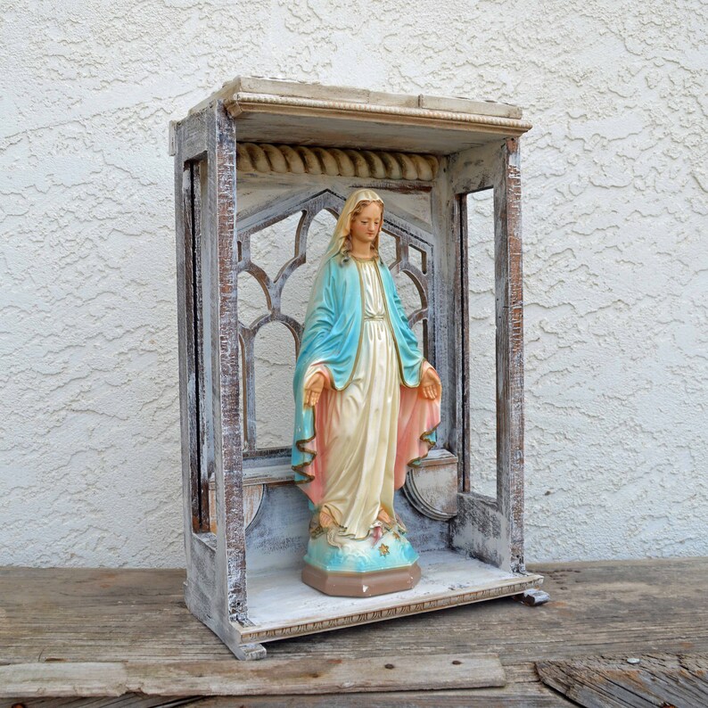 Shrine Nicho Altar Prayer Box Home Altar Our Lady of Grace - Etsy