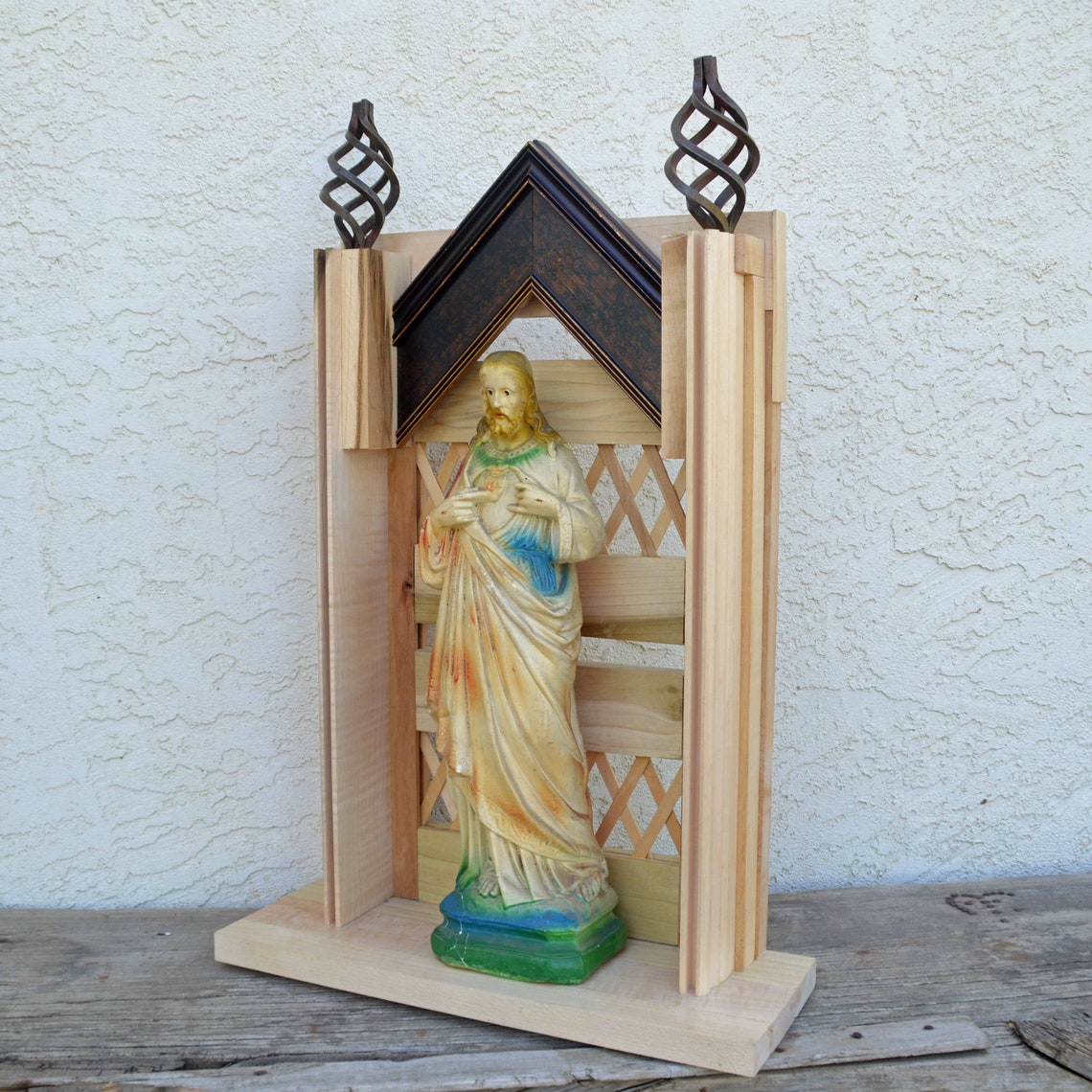 Shrine Nicho Altar Jesus Home Altar Prayer Station | Etsy