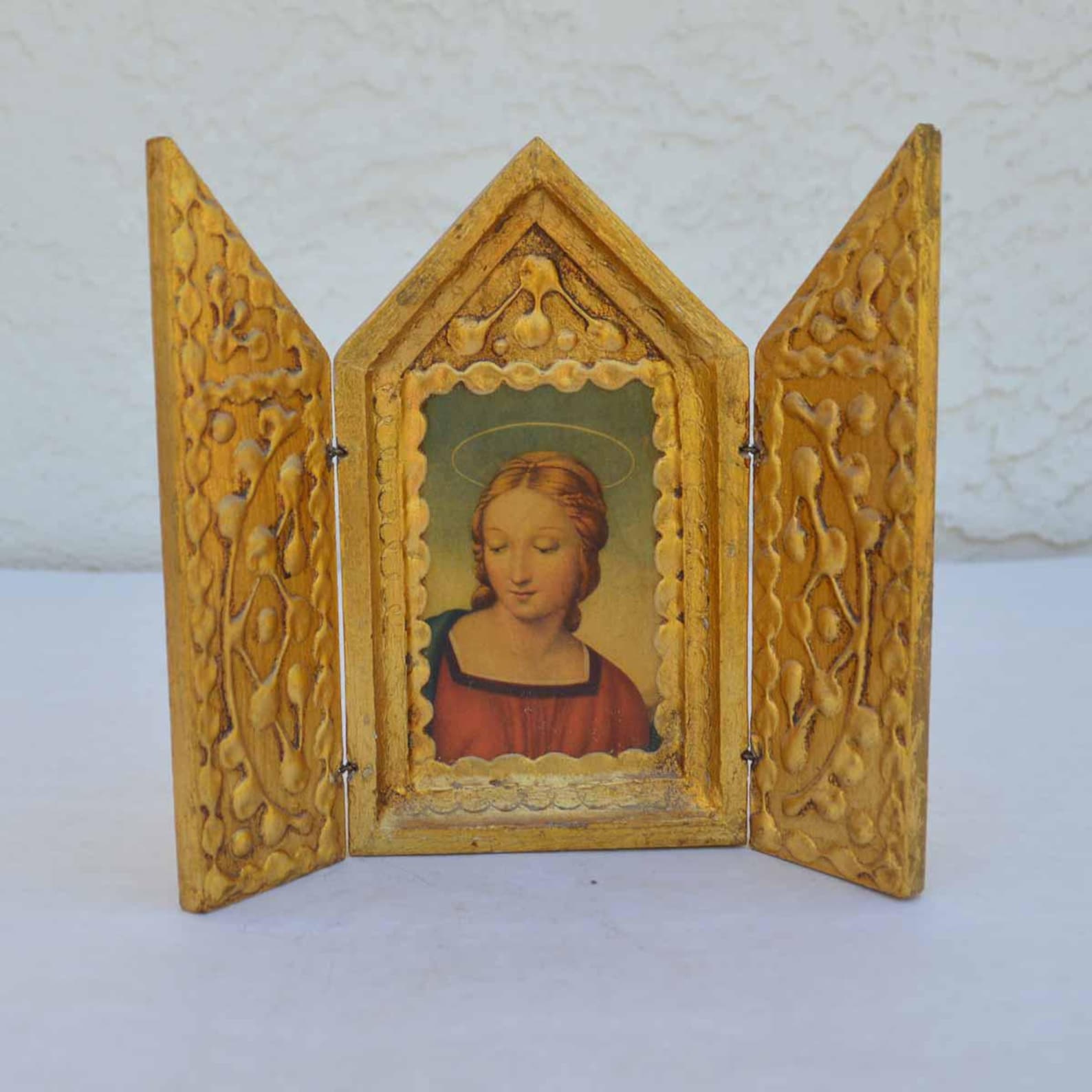 Vintage Triptych Madonna Dianalamorrisart - Etsy