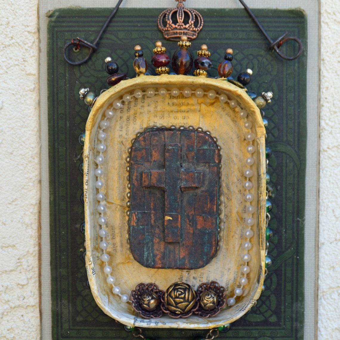 Wall Hung Shrine Religious Home Decor Altar Dianalamorrisart - Etsy