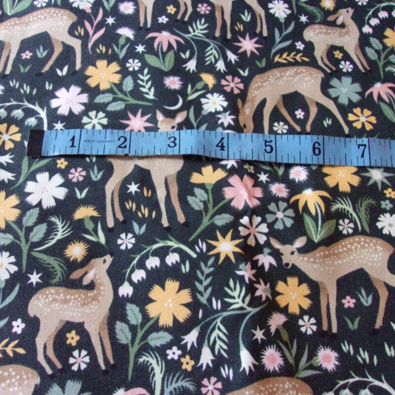 Fawn Print Fabric - Etsy