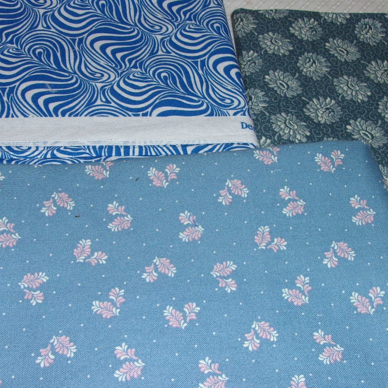 Blue Quilting Fabric - Etsy