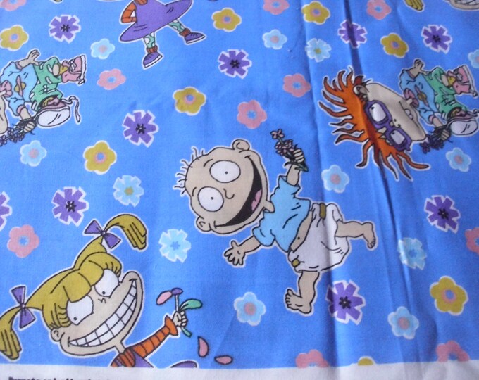 Rugrats Fabric / Blue / Two Pieces / Sewing Fabric / Quilting Fabric - Etsy