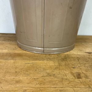 Vintage Industrial MCM Lawson Waste Paper Can - Lovely Clean Patina - Etsy