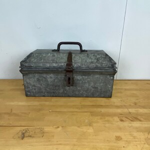 Vintage Industrial Unusual Tool Box - Great Patina - Etsy