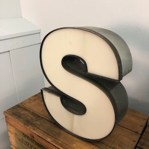 Vintage Store Marquee Letters 15" High - Various Letters Available - Etsy