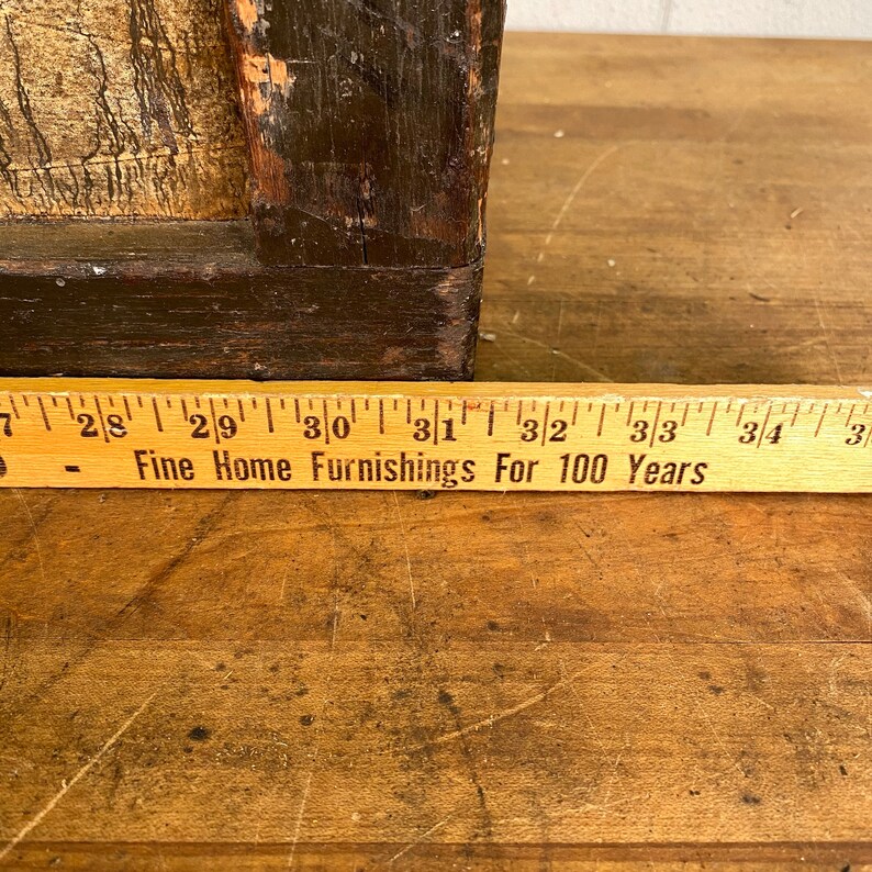 Large Antique Pine Chippy Paint Carpenters Chest | Etsy