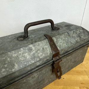 Vintage Industrial Unusual Tool Box Great Patina - Etsy