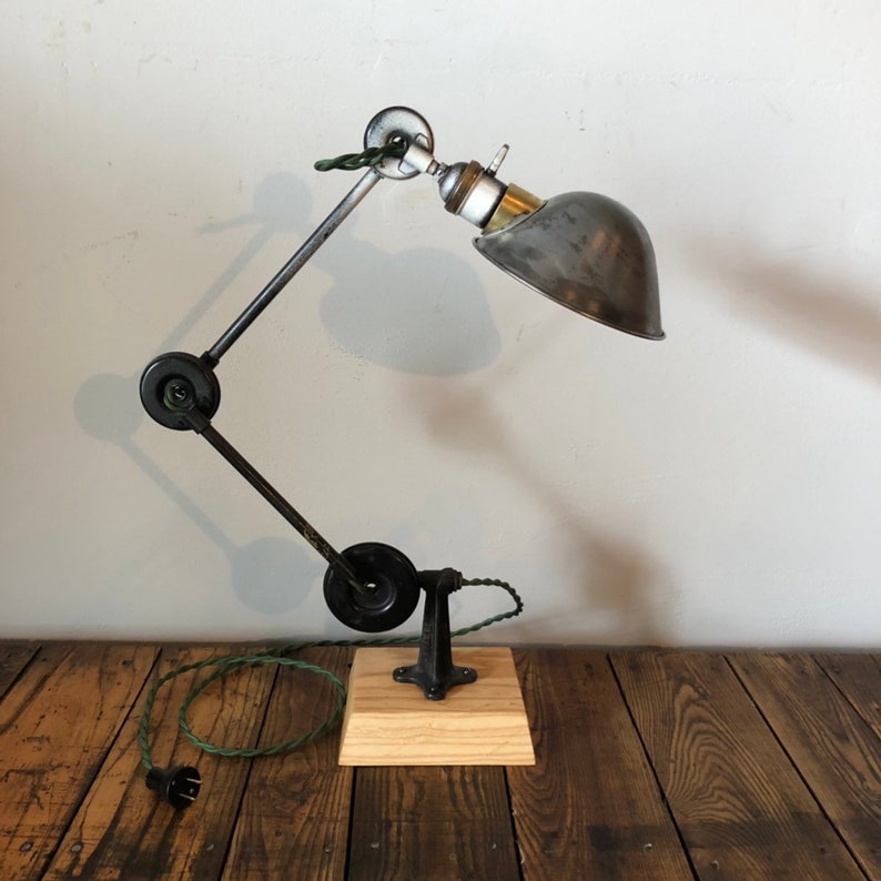Vintage Industrial Edon Desk Lamp - Etsy