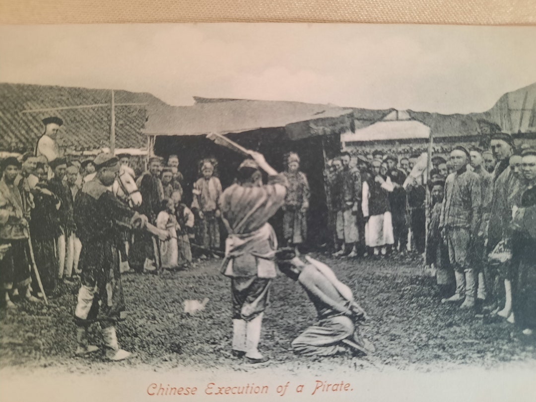 Vintage Postcard Chinese Execution of a Pirate - Etsy