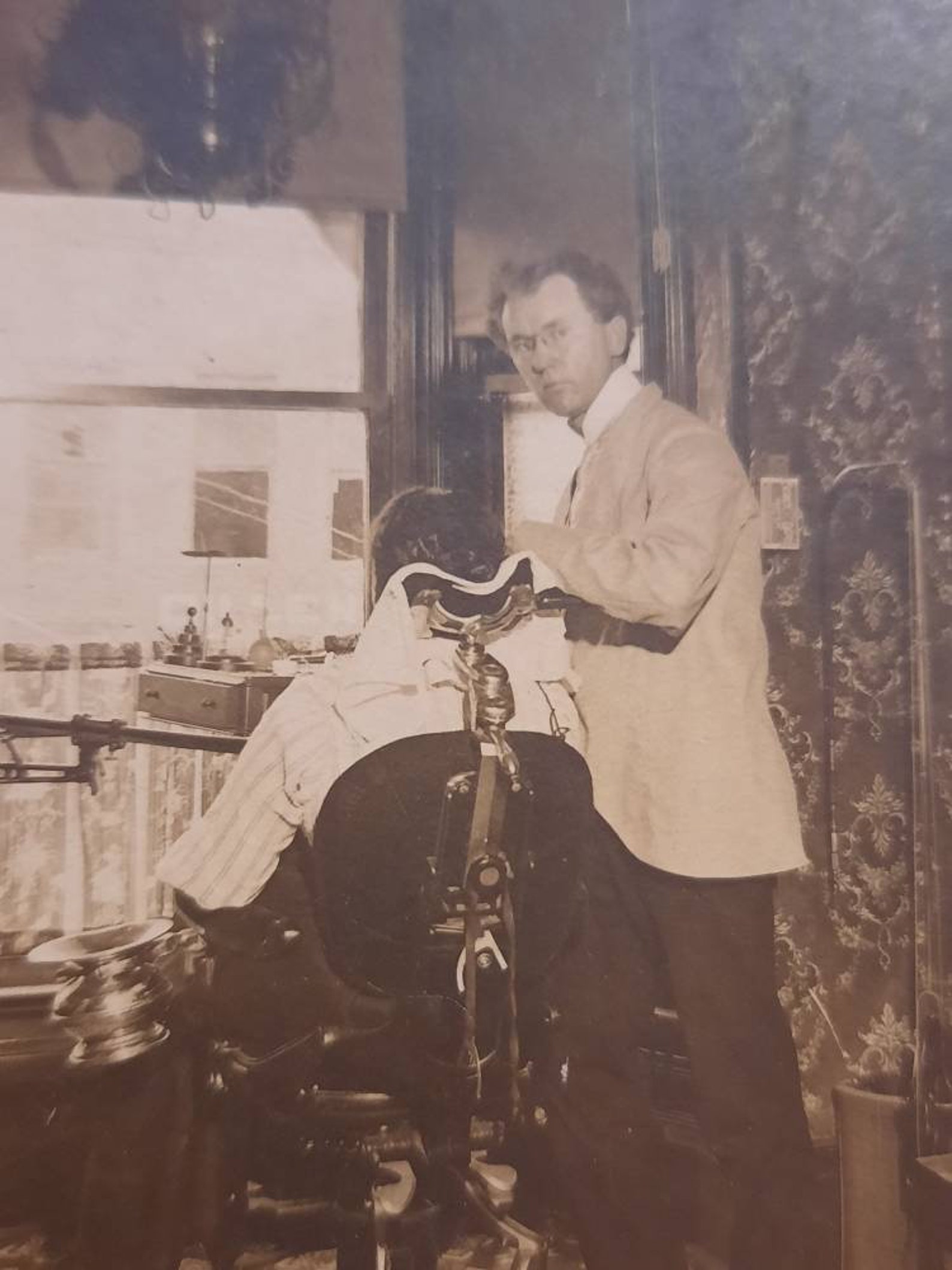 Barber or Dentist Antique Photograph - Etsy Italia