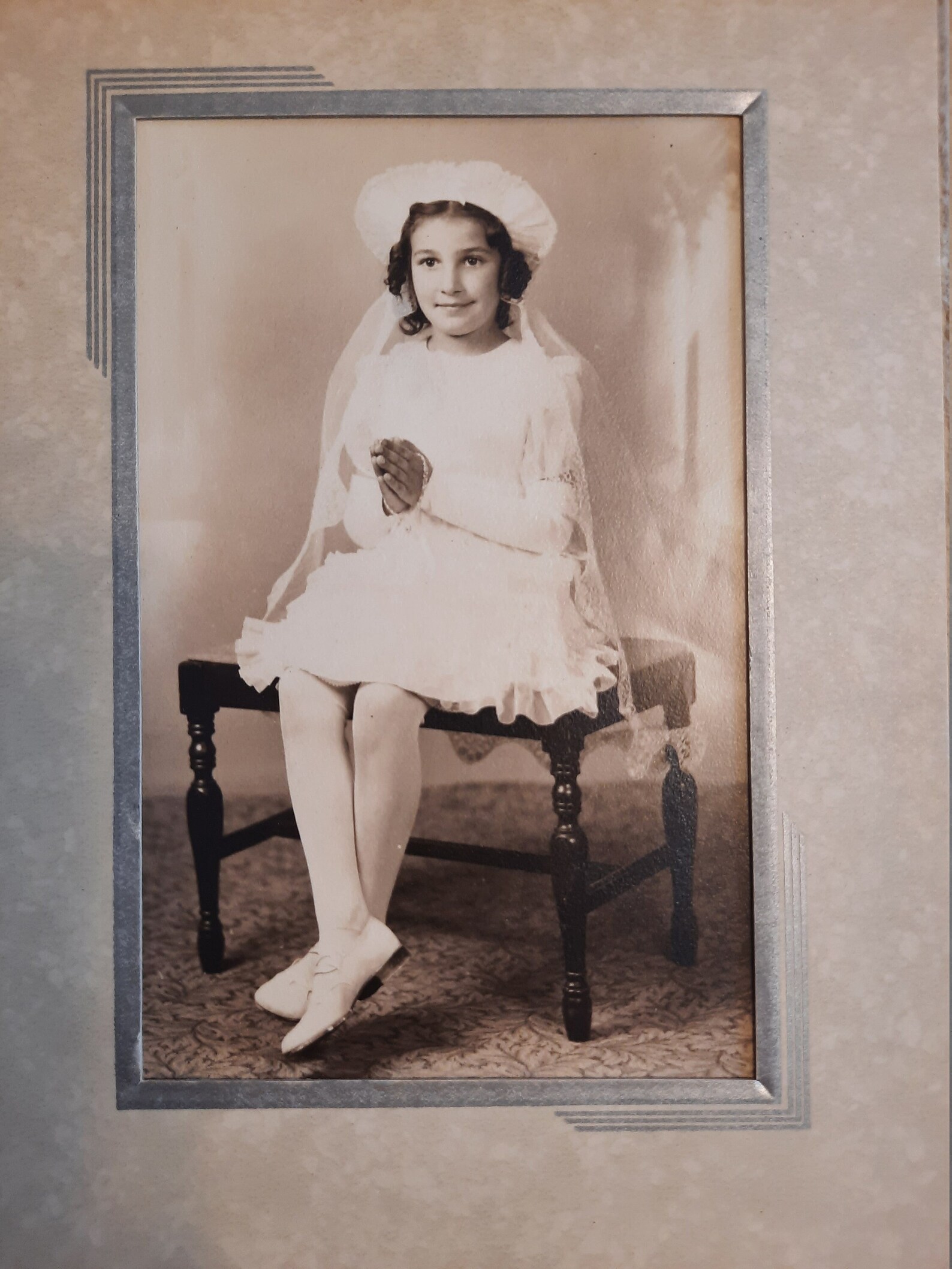 Vintage 1950s Little Girl First Communion Photograph | Etsy