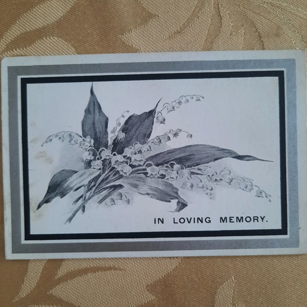 Mourning Card - Etsy